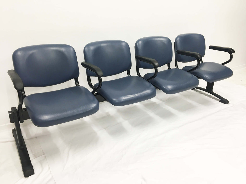 Blue Beam Seating - 4 Seat – The Prop Collective