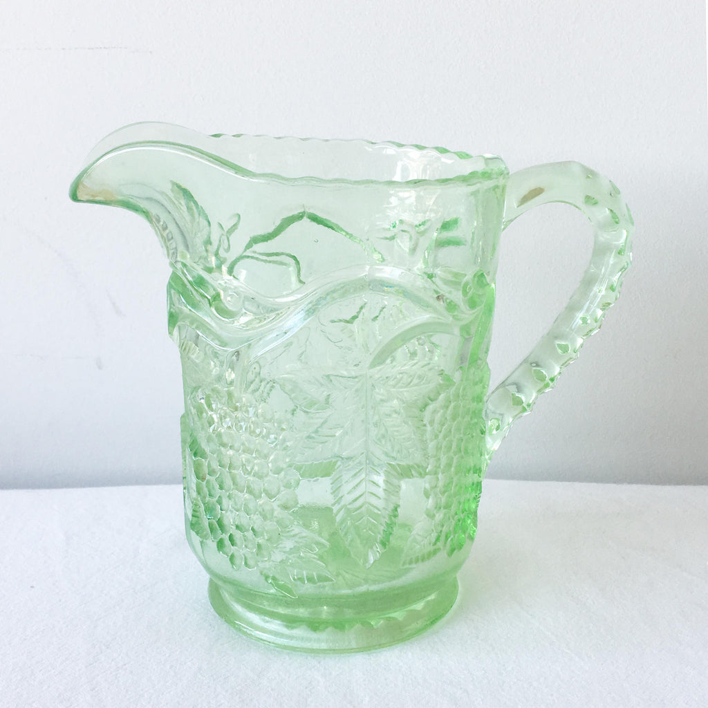 Green Glass Jug – The Prop Collective